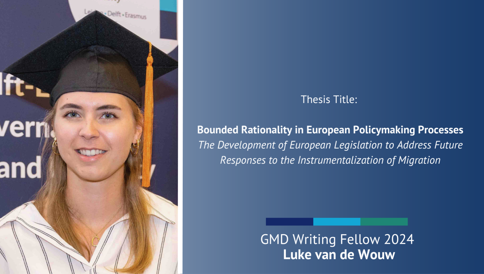Meet the 2024 LDE GMD Writing Fellow - Luke van de Wouw | Governance of ...